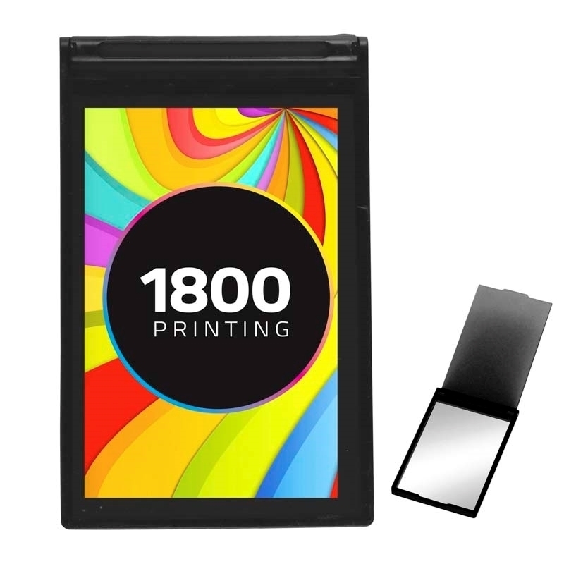 Custom Printed Rectangle Compact Mirror | WithLogos