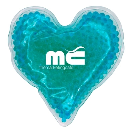 Custom Printed Heart Shaped Gel Bead Hot/Cold Pack | WithLogos
