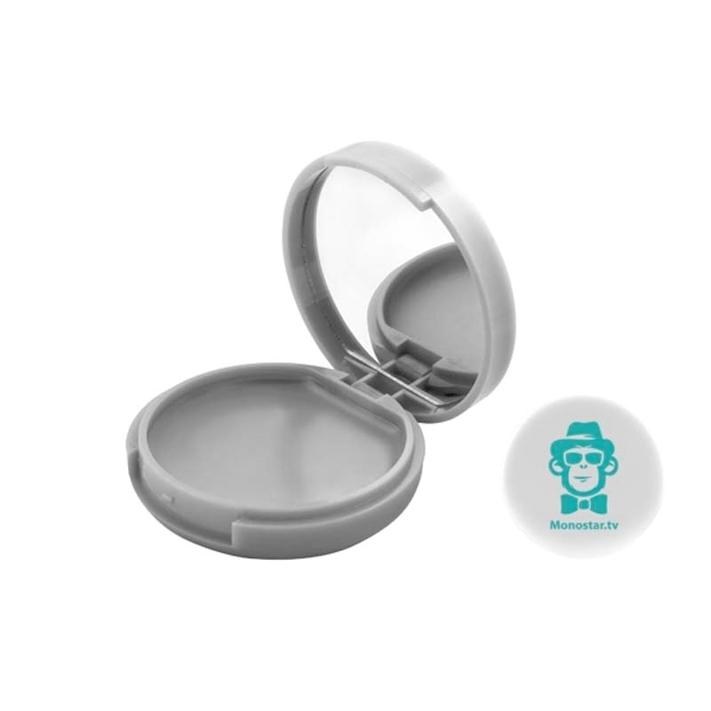 Custom Printed Lip Balm 2" Round Mirror Compact | WithLogos