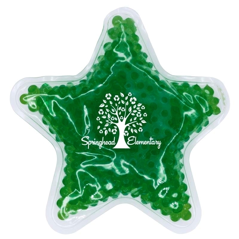 Custom Printed Star Gel Bead Hot/Cold Pack | WithLogos