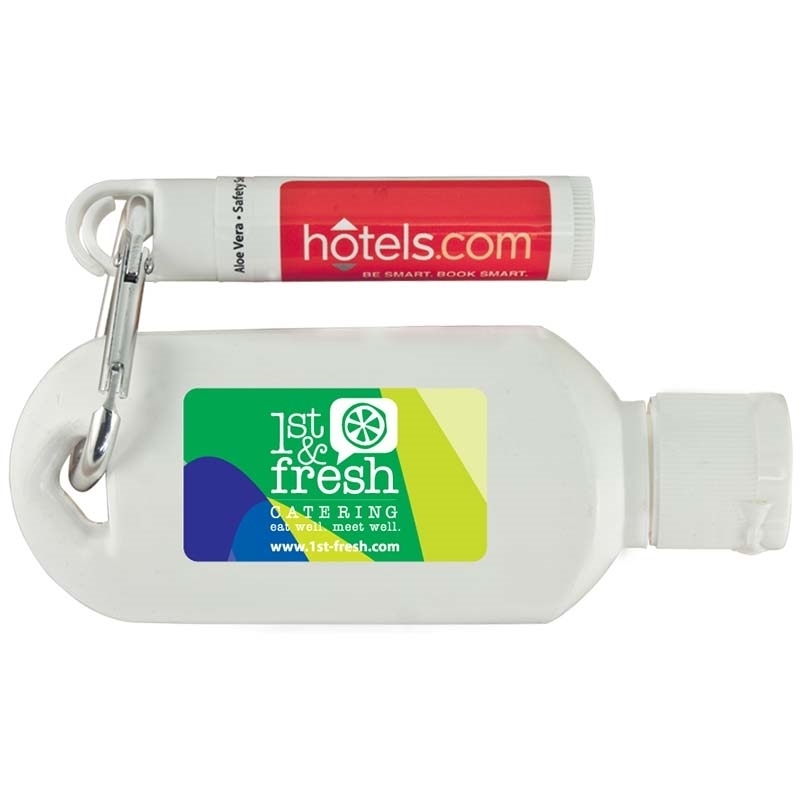 1 oz SPF30 Sunscreen Tottle & SPF 15 Lip Balm Combo | WithLogos