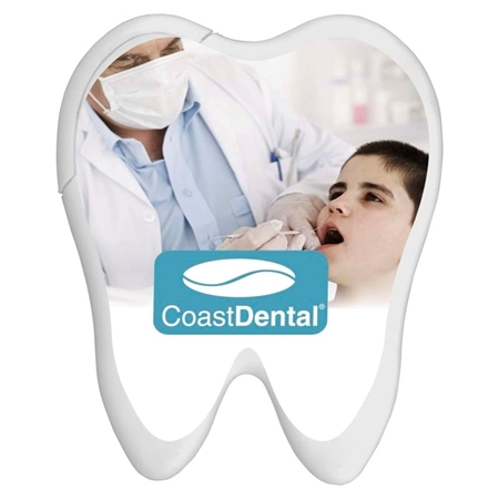 Personalized Tooth Credit Card Mints with Custom Logo | WithLogos