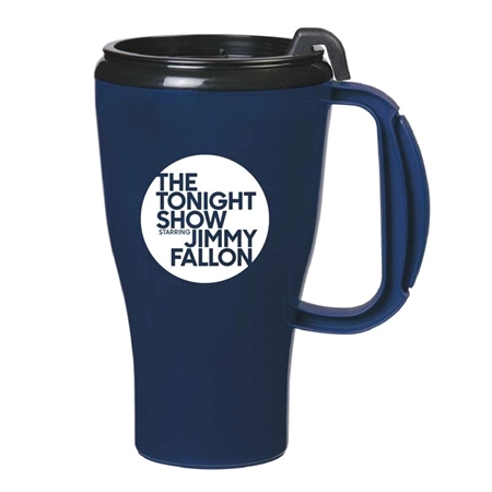 Customized 16 oz. Omega Mug With Slider Lid with Custom Imprint