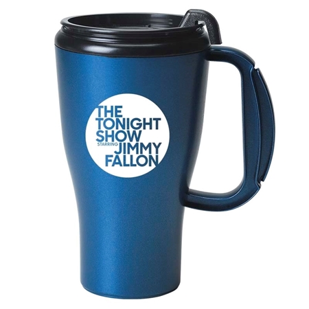 Customized 16 oz. Omega Mug With Slider Lid with Custom Imprint