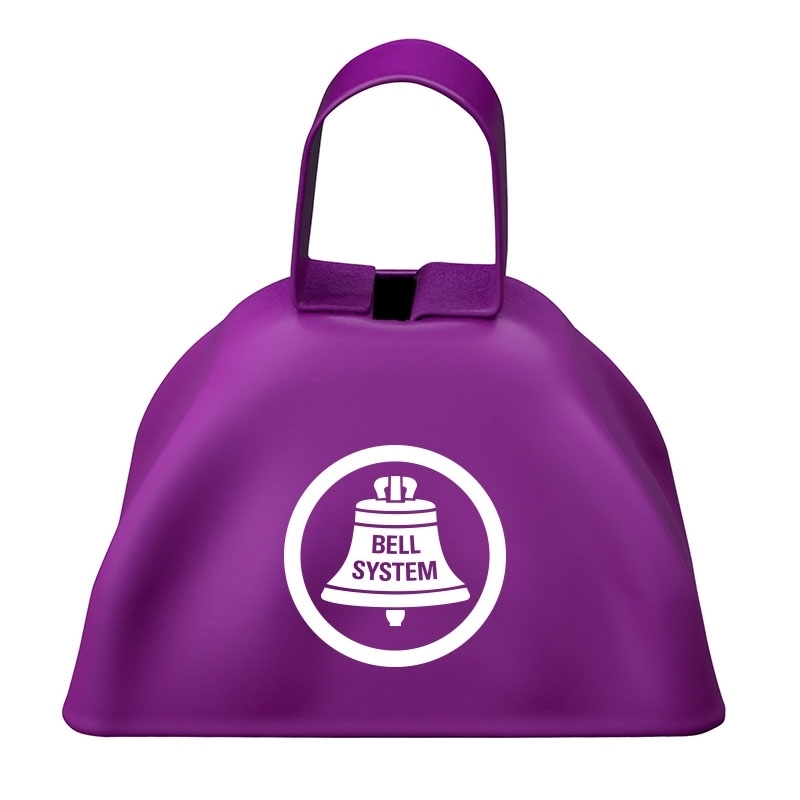 Personalized Small Cow Bell with Custom Imprint | WithLogos