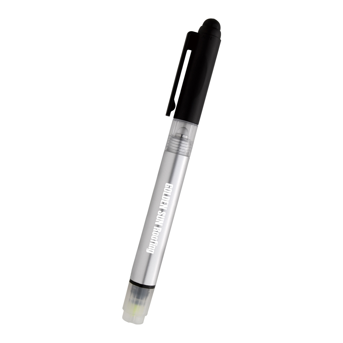 Illuminate 4-In-1 Highlighter Stylus Pen w LED Light | WithLogos