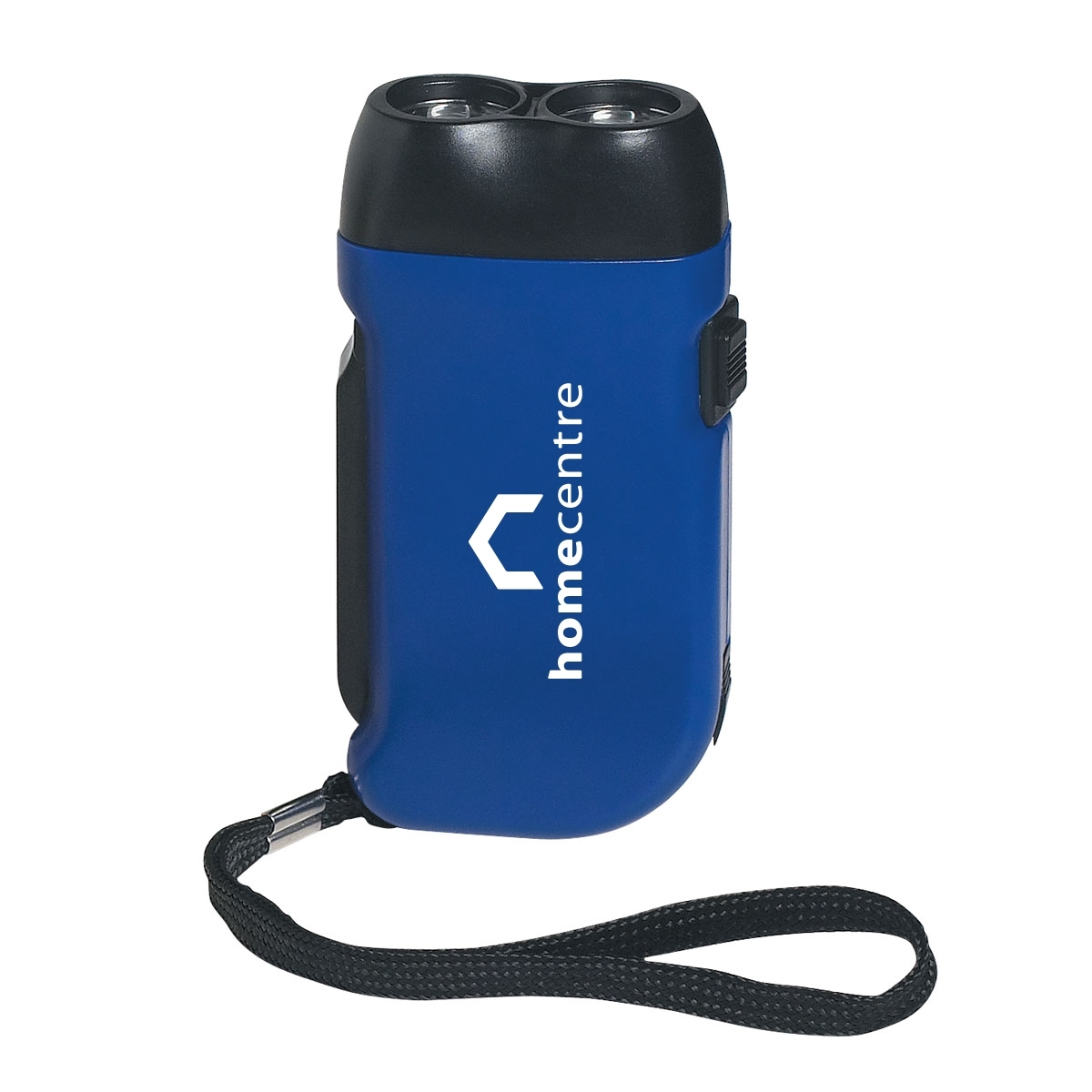 Custom Hand Squeeze Flashlight w Wrist Band | WithLogos