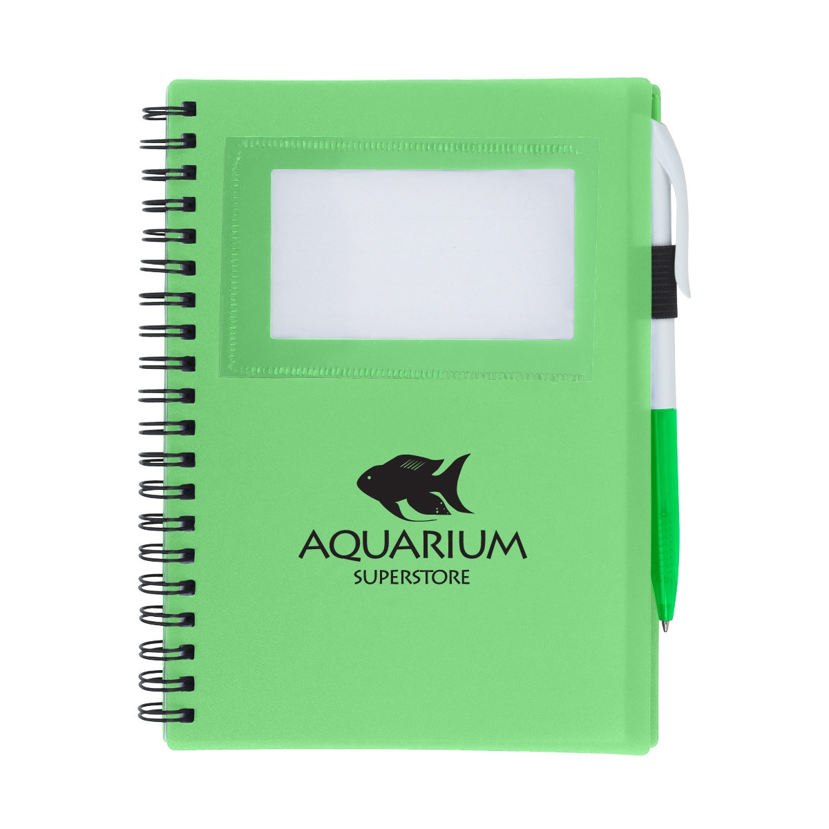 Spiral Notebook with ID Window