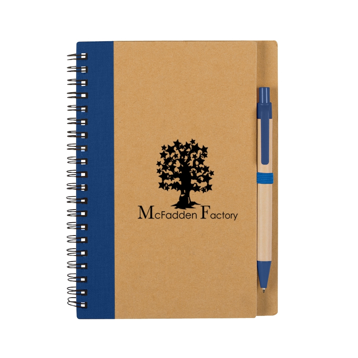 Custom Eco-Inspired Spiral Notebook & Pen | WithLogos