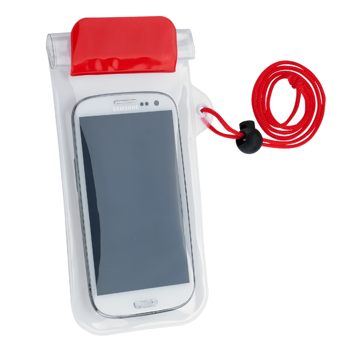 Promotional Waterproof Phone Pouch with Cord | WithLogos