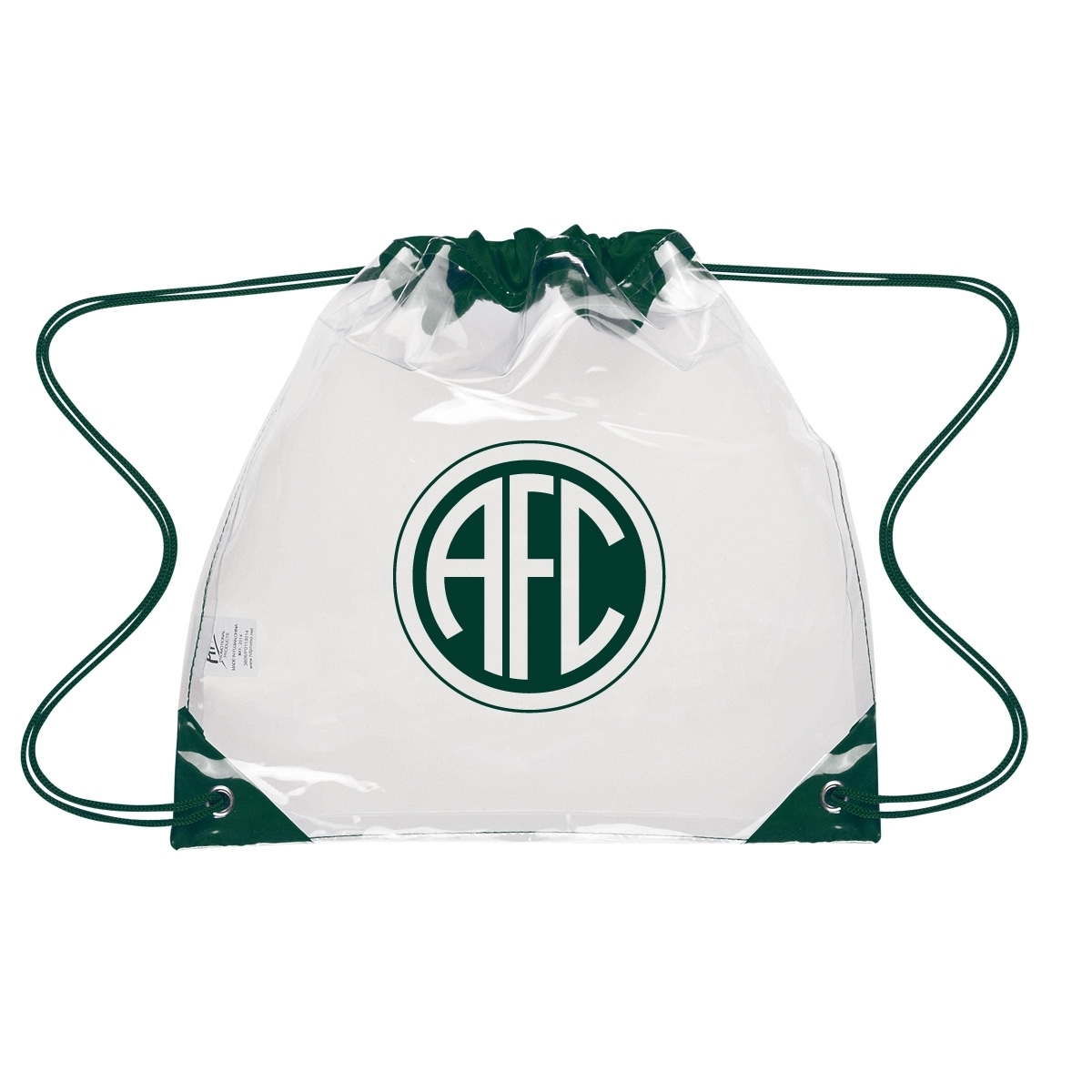 Custom Clear Drawstring Cinch Backpack | WithLogos