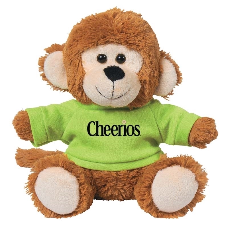 Custom 6" Marvelous Monkey Plush Animal | WithLogos