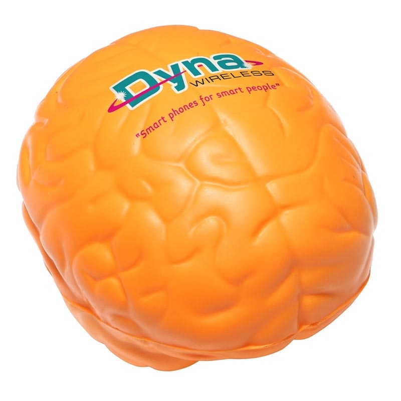 Customized Brain Stress Ball with Custom Imprint | WithLogos