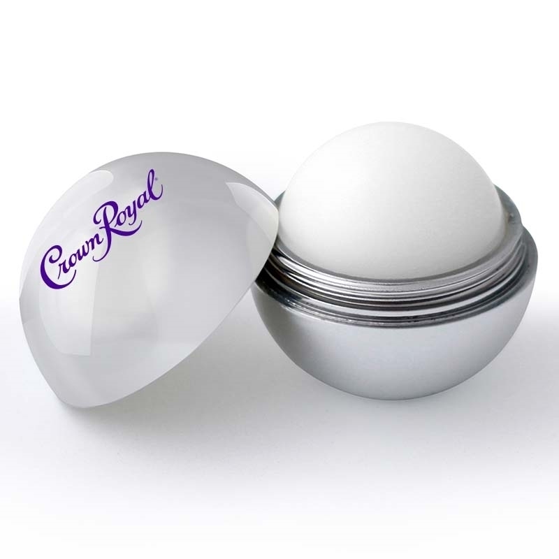 Custom Printed Metallic Finish Round Lip Balm | WithLogos