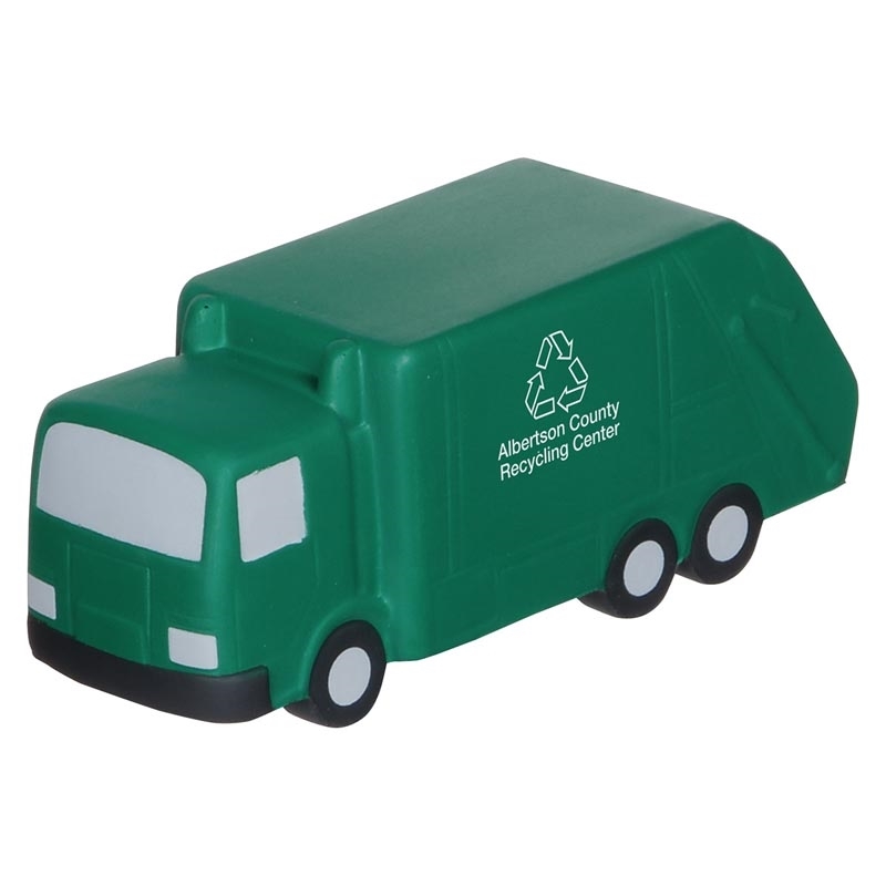 Custom Printed Garbage Truck Stress Ball | WithLogos
