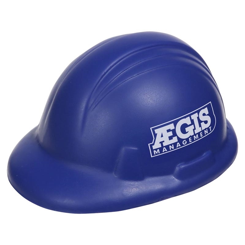 Customized Hard Hat Stress Ball with Printed Logo | WithLogos