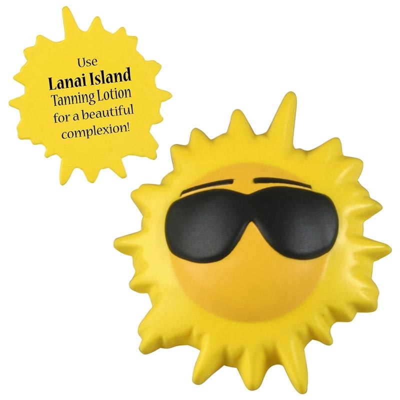 Personalized Cool Sun Stress Ball | WithLogos