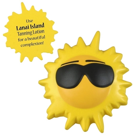Personalized Cool Sun Stress Ball | WithLogos
