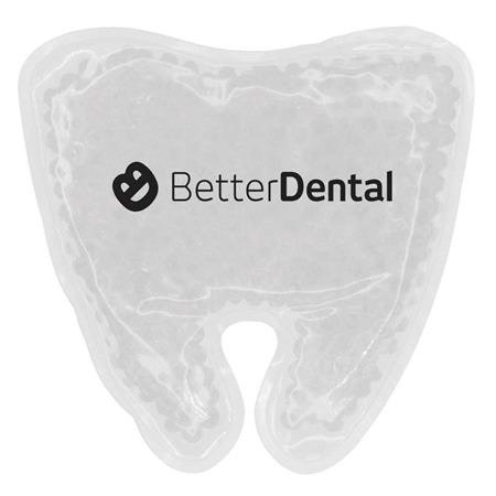 Custom Printed Tooth Gel Bead Hot/Cold Pack | WithLogos