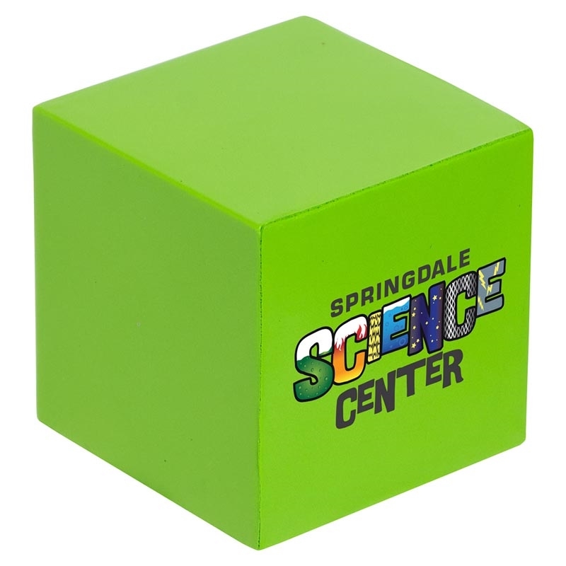Custom Printed Cube Stress Ball | WithLogos
