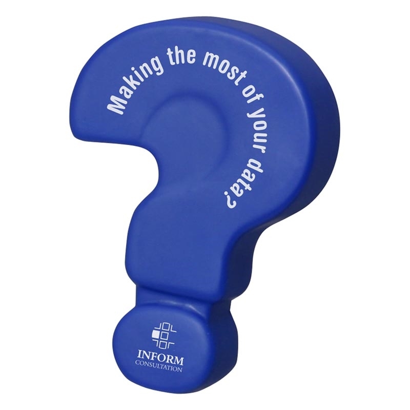 Custom Printed Question Mark Stress Ball