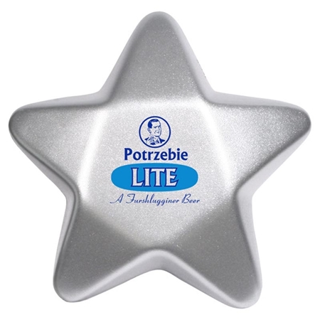 Customized Star Stress Ball with Printed Logo | WithLogos