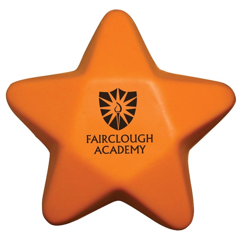 Customized Star Stress Ball with Printed Logo | WithLogos