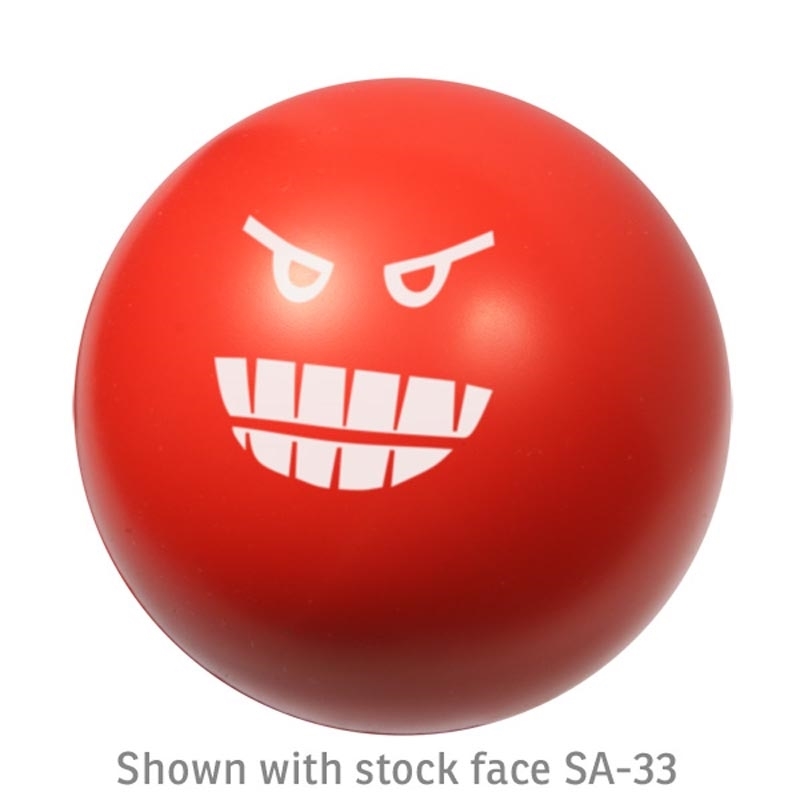 Promotional Emoticon Ball Stress Ball | WithLogos