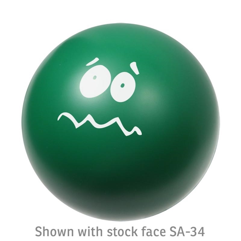 Promotional Emoticon Ball Stress Ball | WithLogos