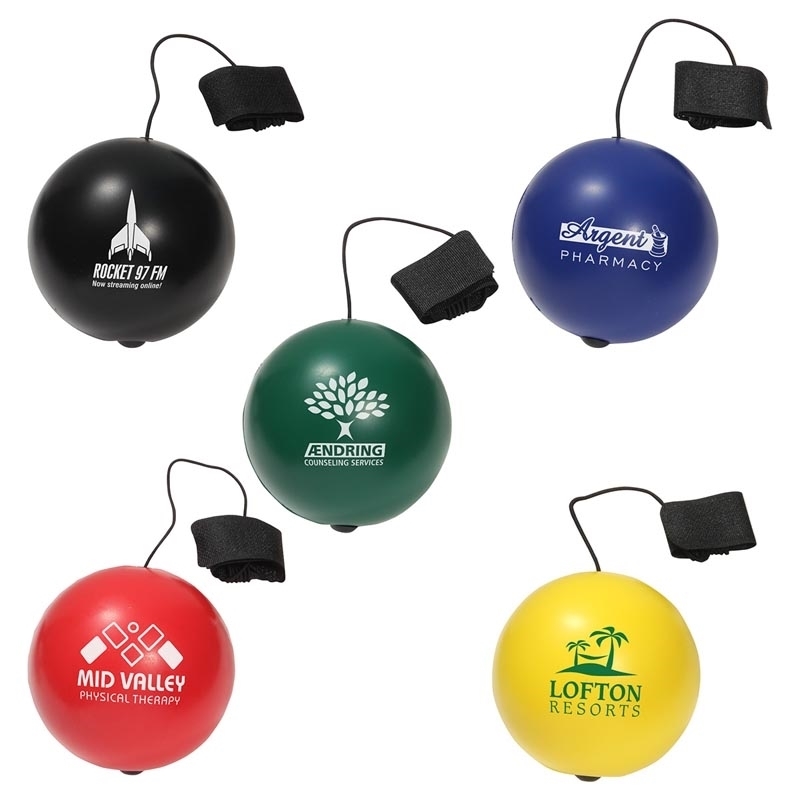 Personalized Stress Ball Yo-Yo Bungee Stress Ball | WithLogos