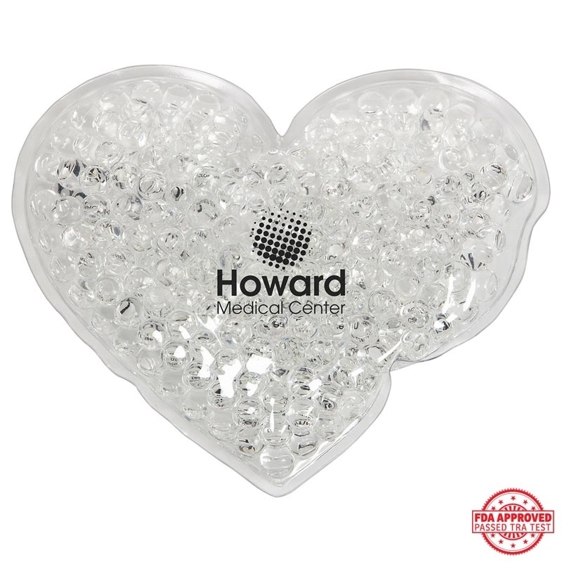 Personalized Large Heart Gel Hot/Cold Pack | WithLogos