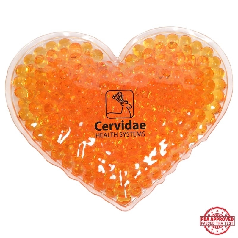 Personalized Large Heart Gel Hot/Cold Pack | WithLogos
