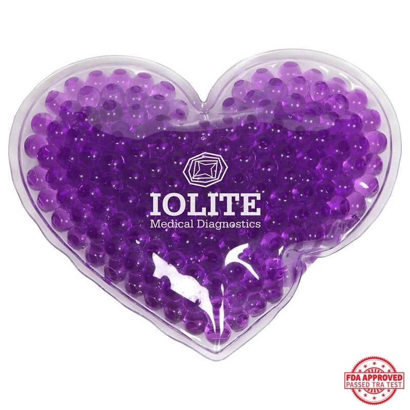 Personalized Large Heart Gel Hot/Cold Pack | WithLogos