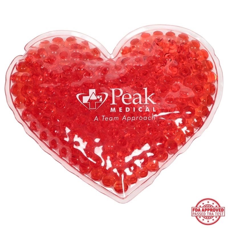 Personalized Large Heart Gel Hot/Cold Pack | WithLogos