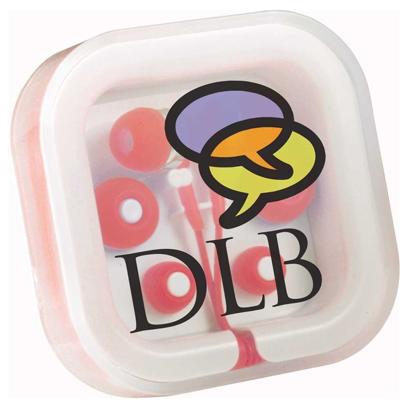 Custom Printed Color Pop Earbuds | WithLogos