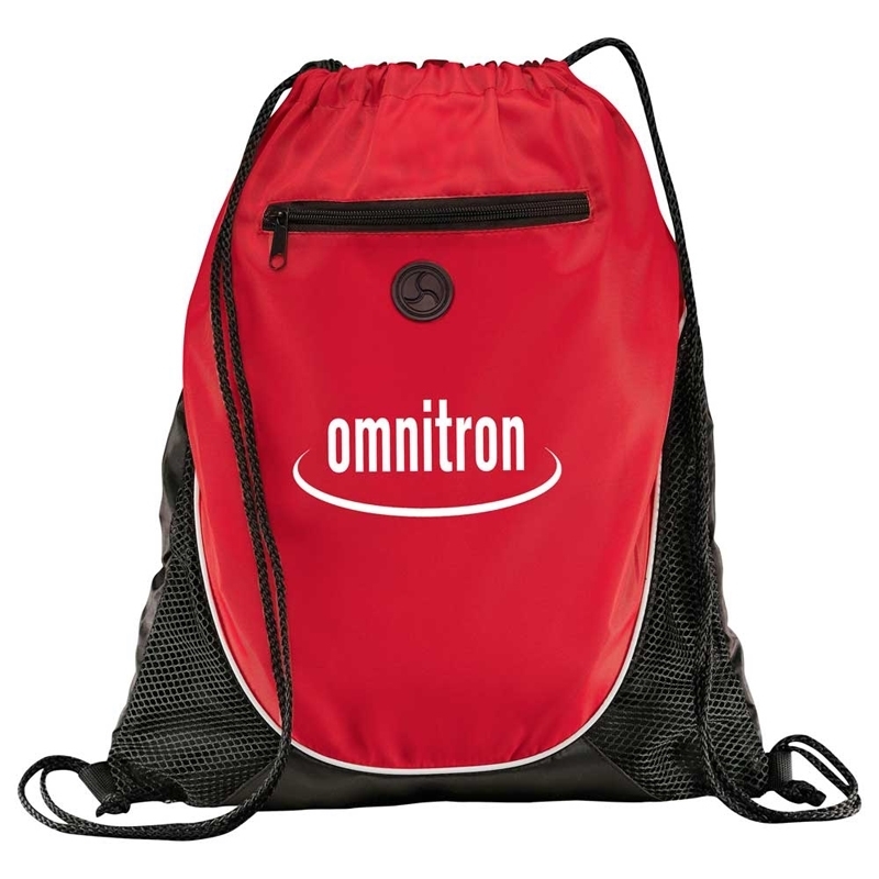 Promotional Peek Drawstring Cinch Backpack