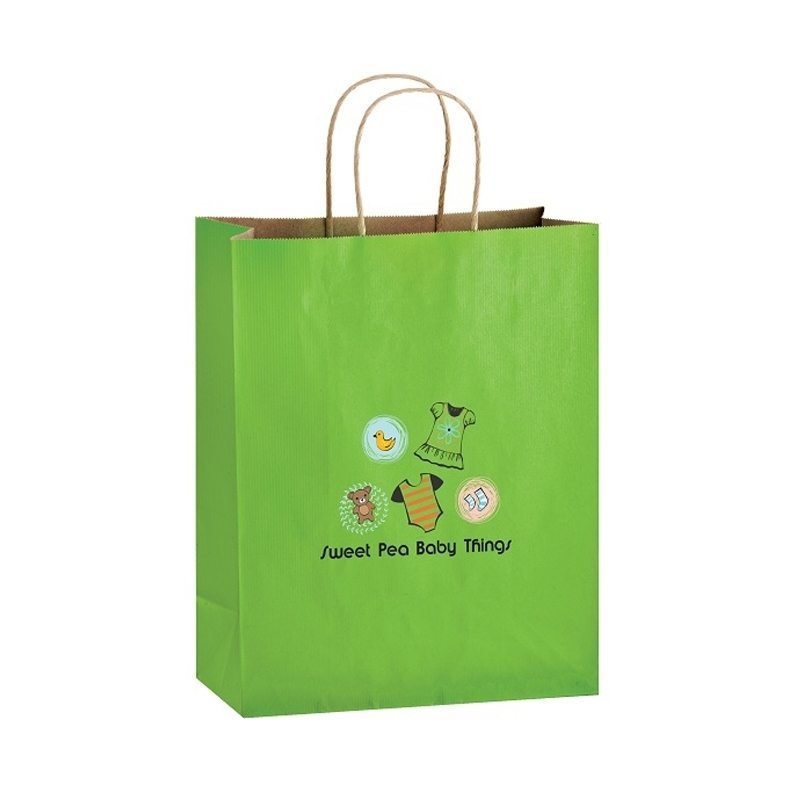 Full Color Matte Paper Bag 10x5x13 | WithLogos