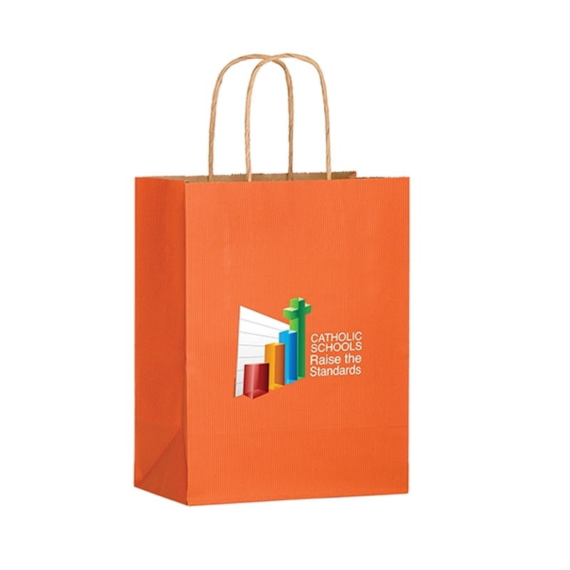 Full Color Matte Paper Bag 10x5x13 | WithLogos