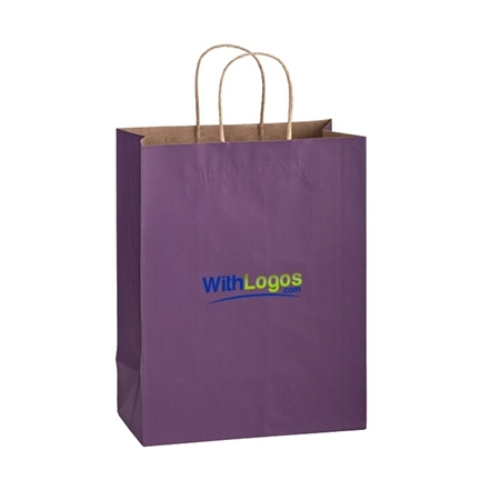 Full Color Matte Paper Bag 10x5x13 | WithLogos