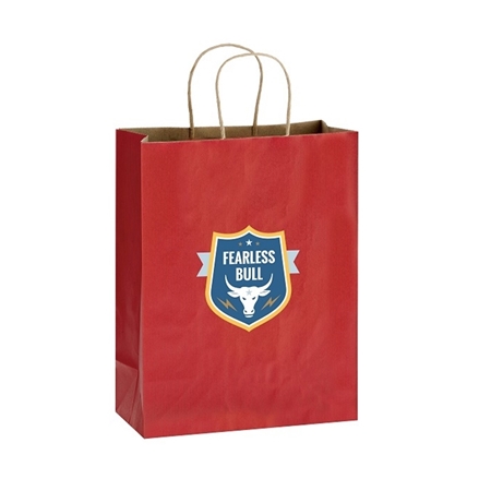 Full Color Matte Paper Bag 10x5x13 | WithLogos