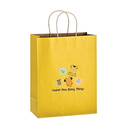 Full Color Matte Paper Bag 10x5x13 | WithLogos