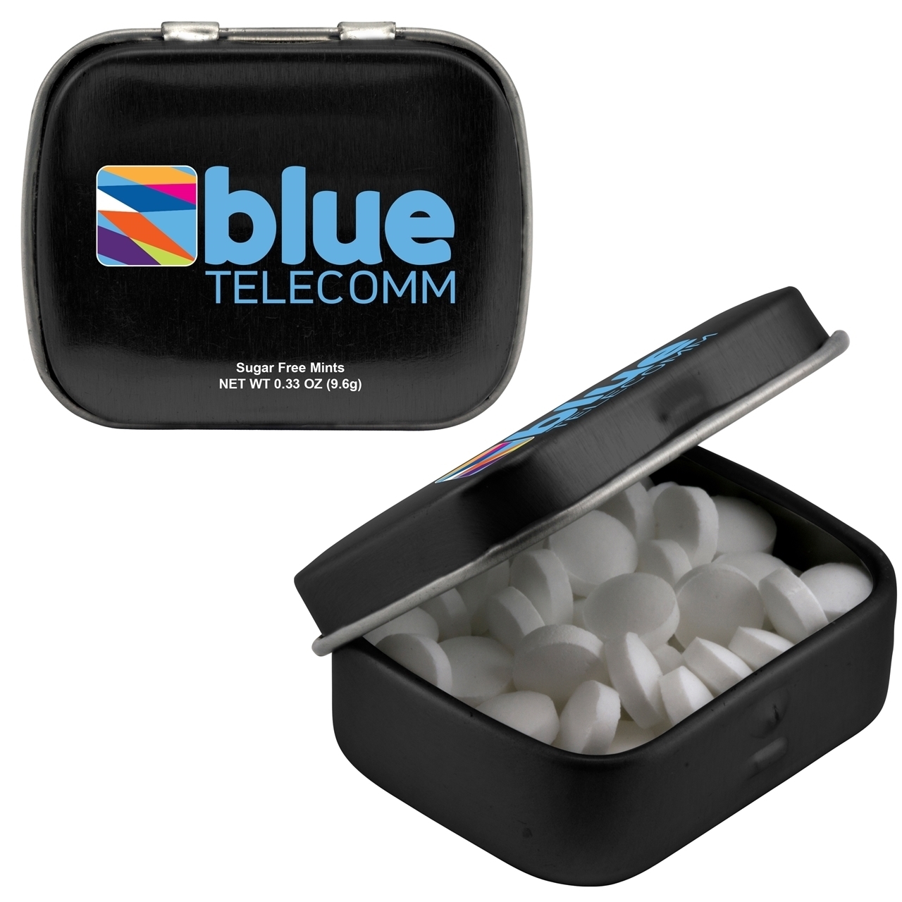 Promotional Mini Hinged Mint Tins with Custom Logo