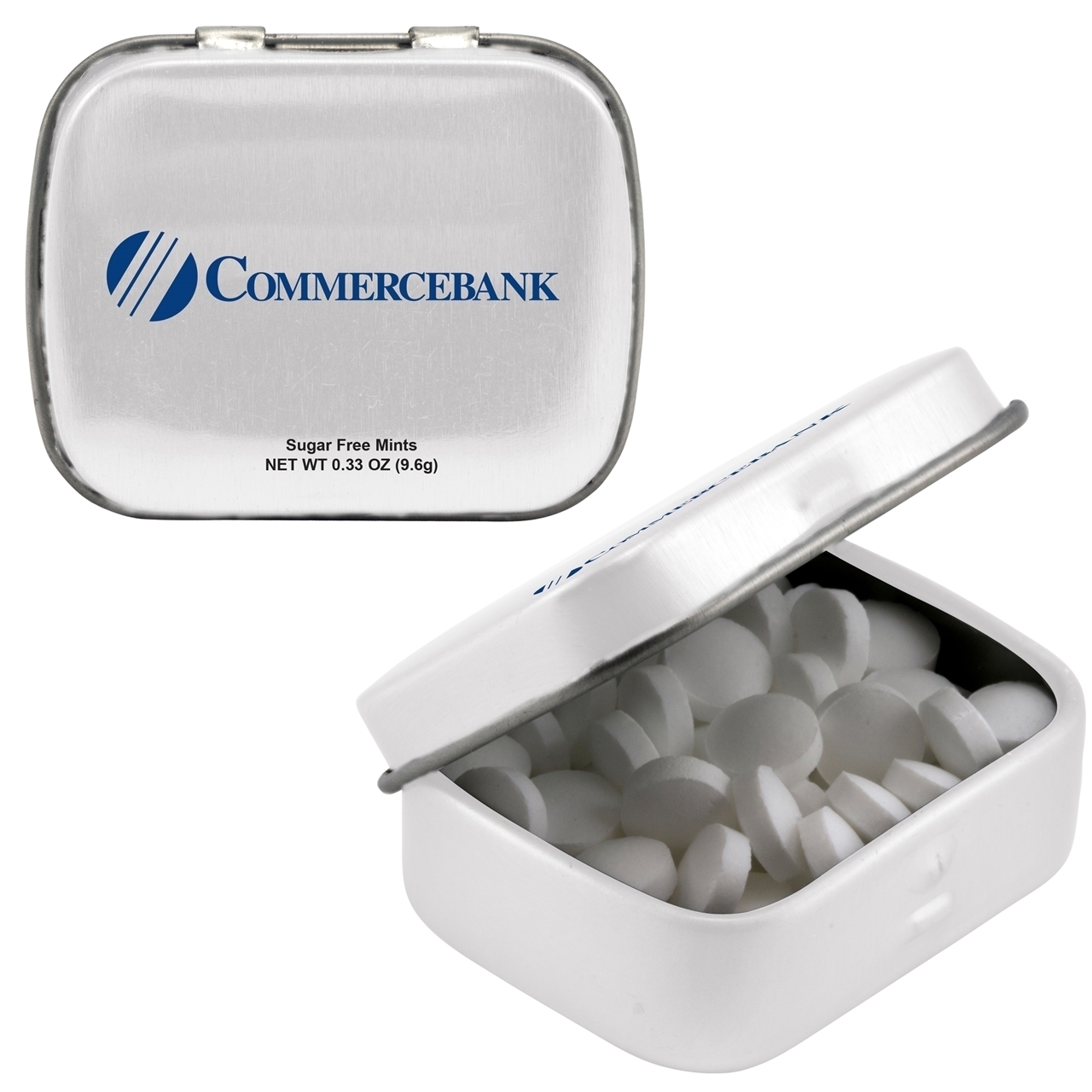 Promotional Mini Hinged Mint Tins with Custom Logo