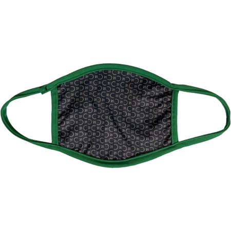 Full Color 4 Ply Face Mask with Colored Trim