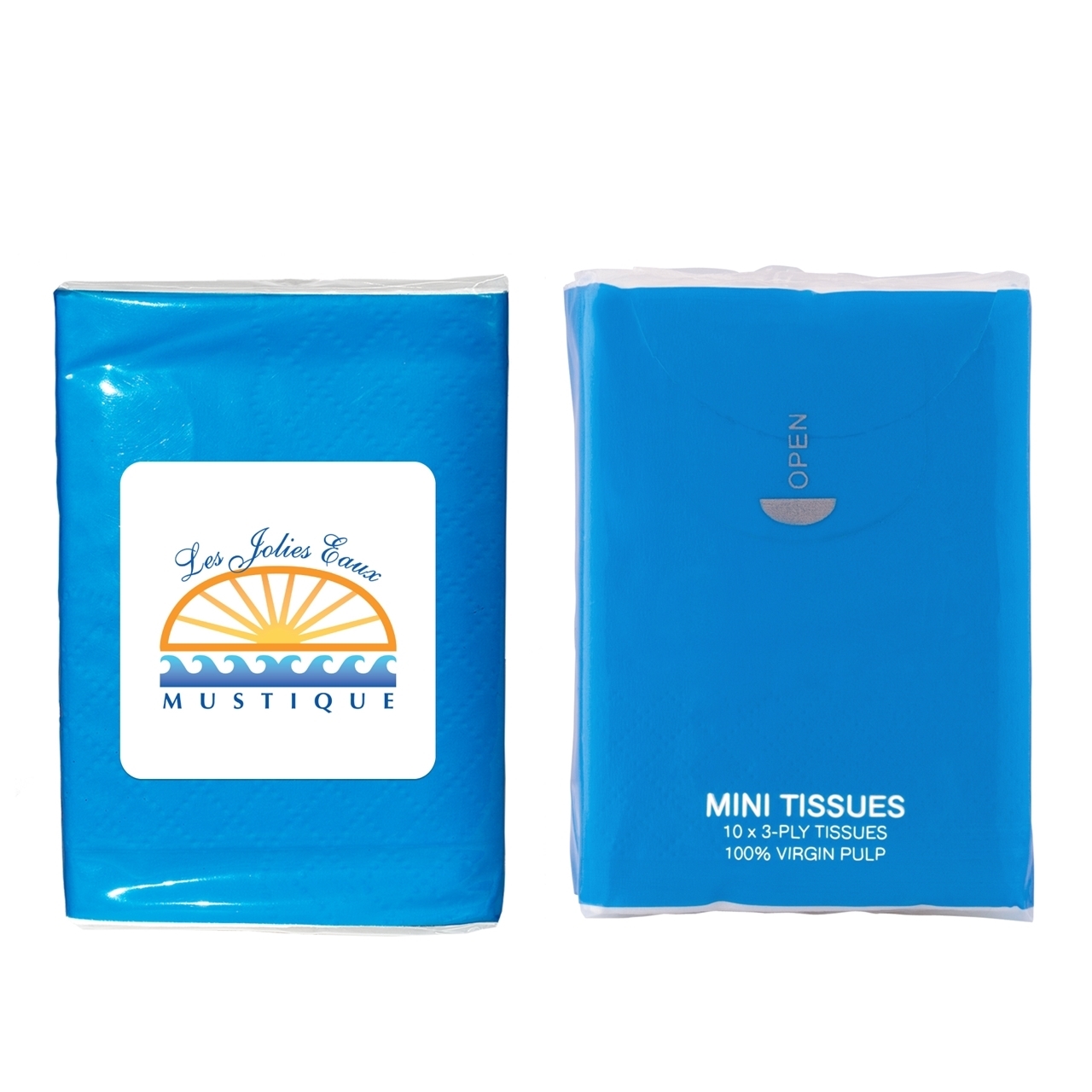Custom Mini Tissue Pack - Personalized Logo Design | Your Brand Here ...