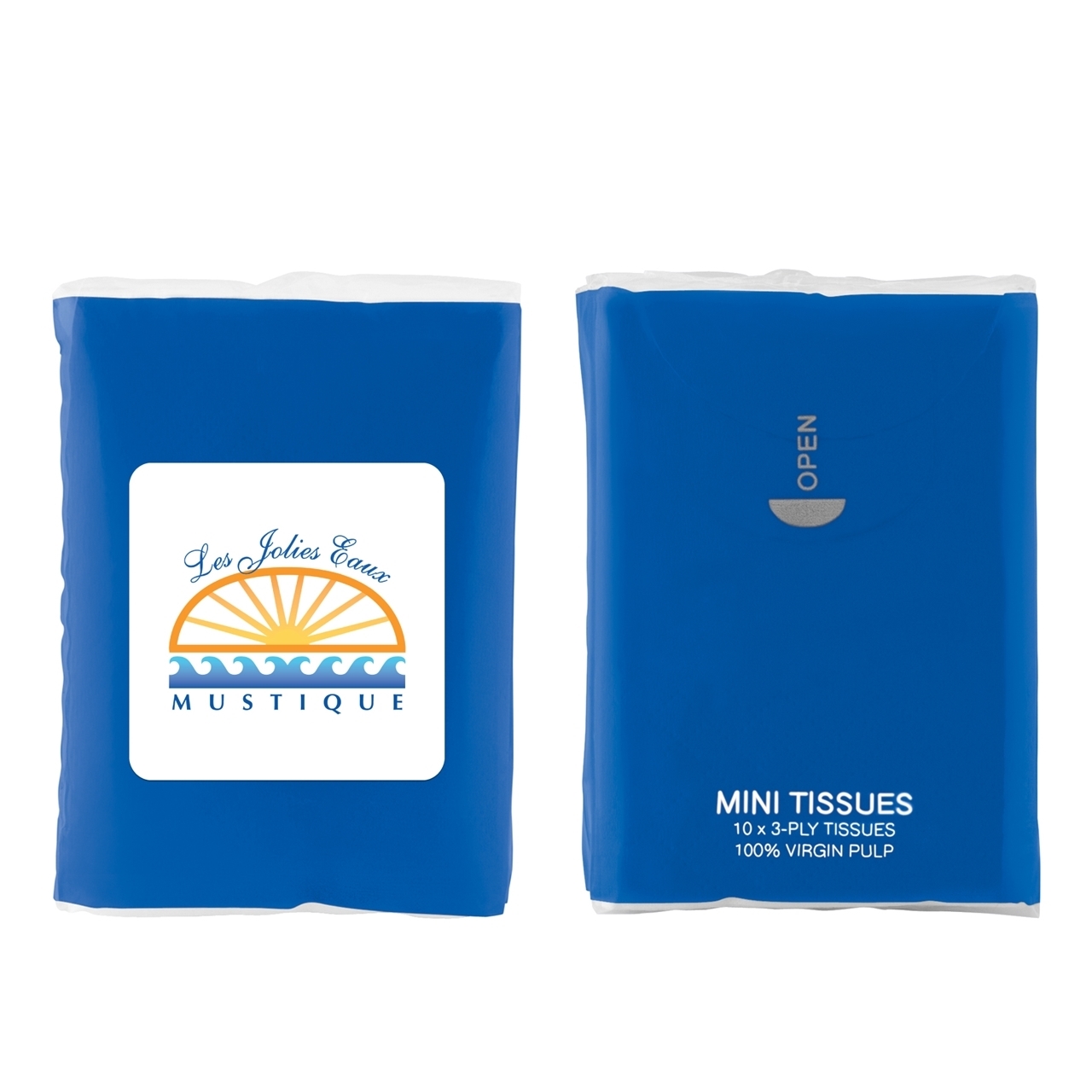 Custom Mini Tissue Pack - Personalized Logo Design | Your Brand Here ...