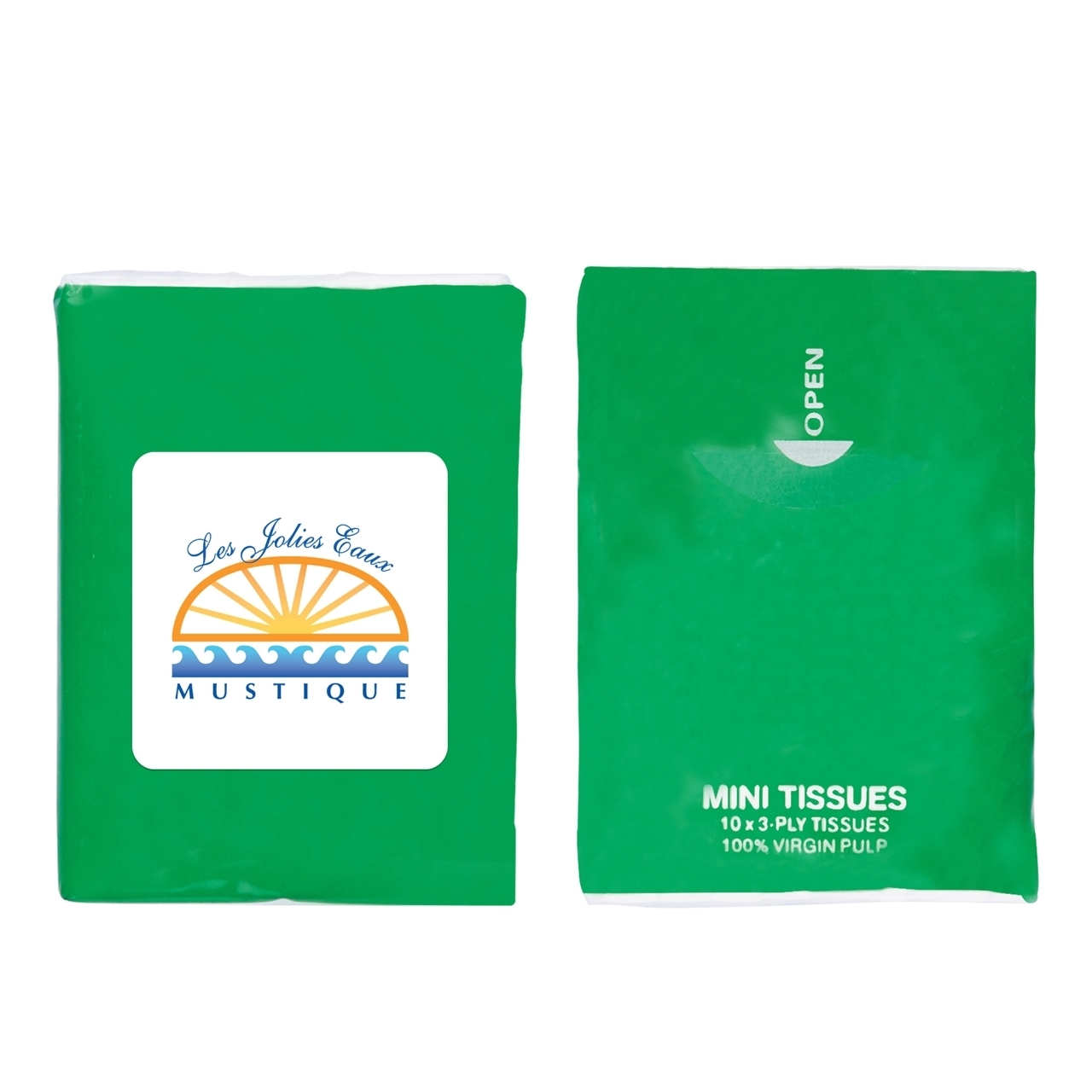 Custom Mini Tissue Pack - Personalized Logo Design | Your Brand Here ...
