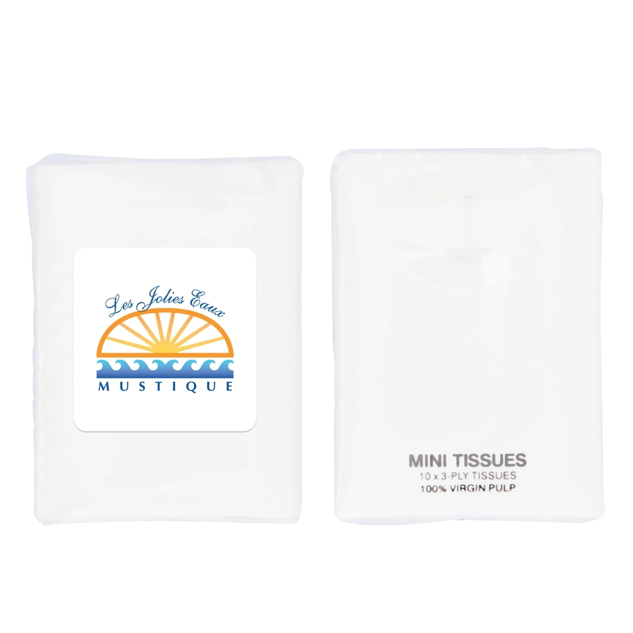 Custom Mini Tissue Pack - Personalized Logo Design | Your Brand Here ...