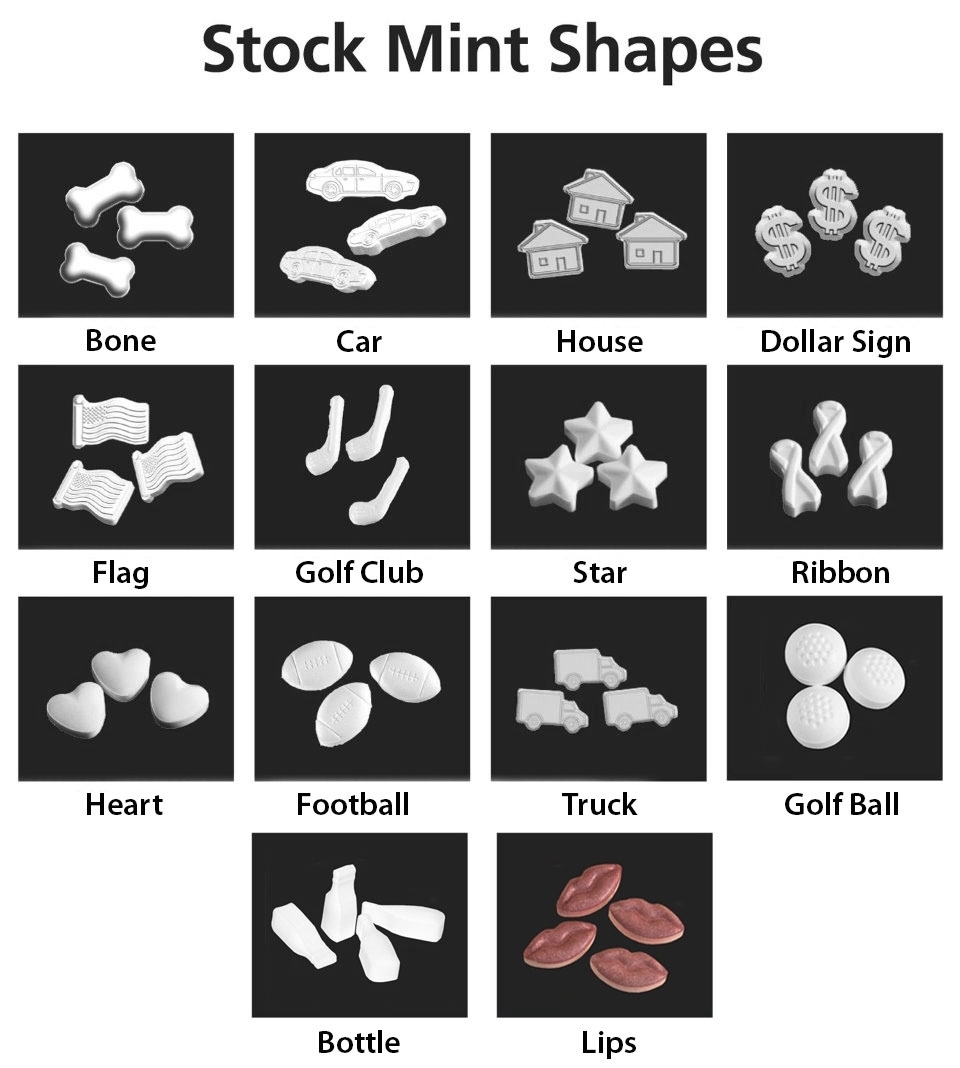 Custom Domed Tin with Mini Mints